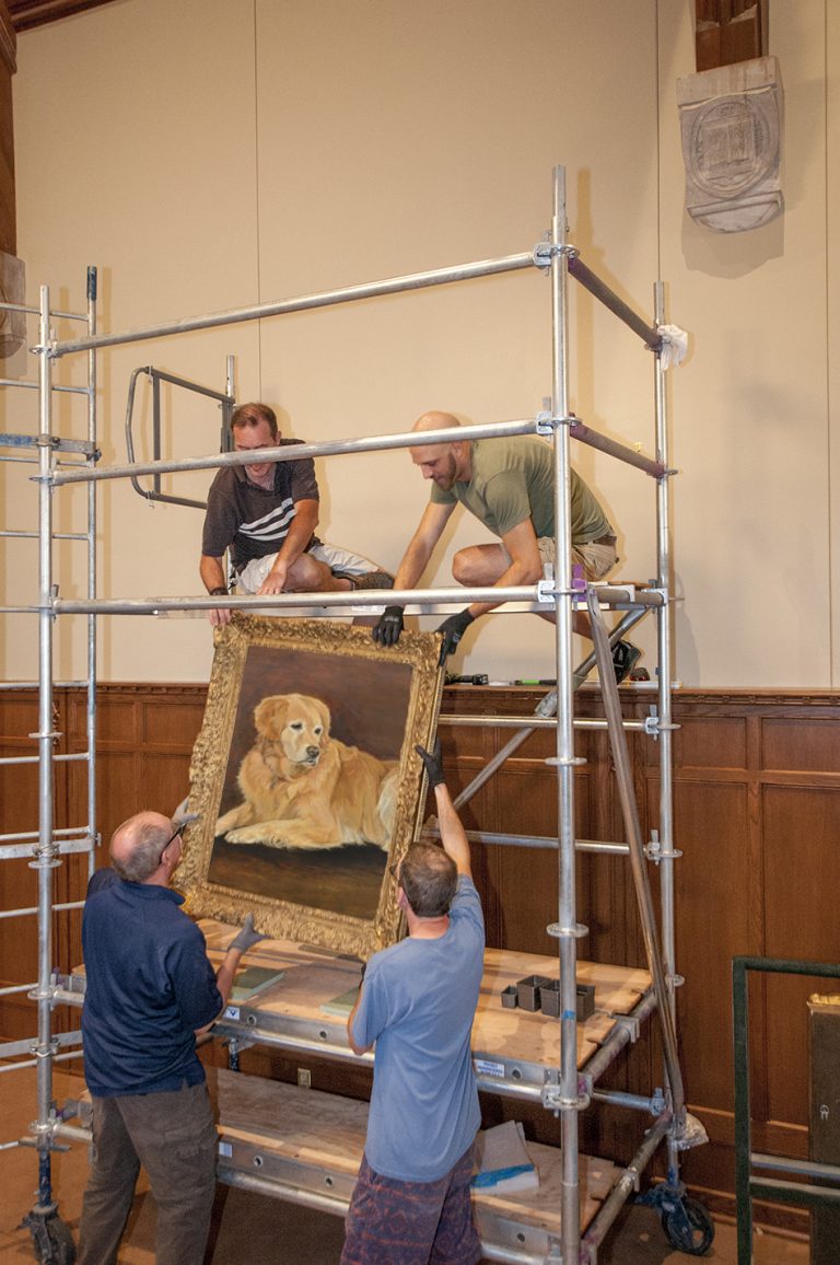 Fetching New Portrait Unveiled in Gothic Reading Room - Duke University ...
